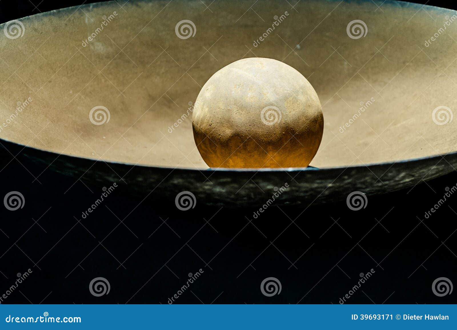 Rough surface stone ball stock image. Image of tranquil - 39693171