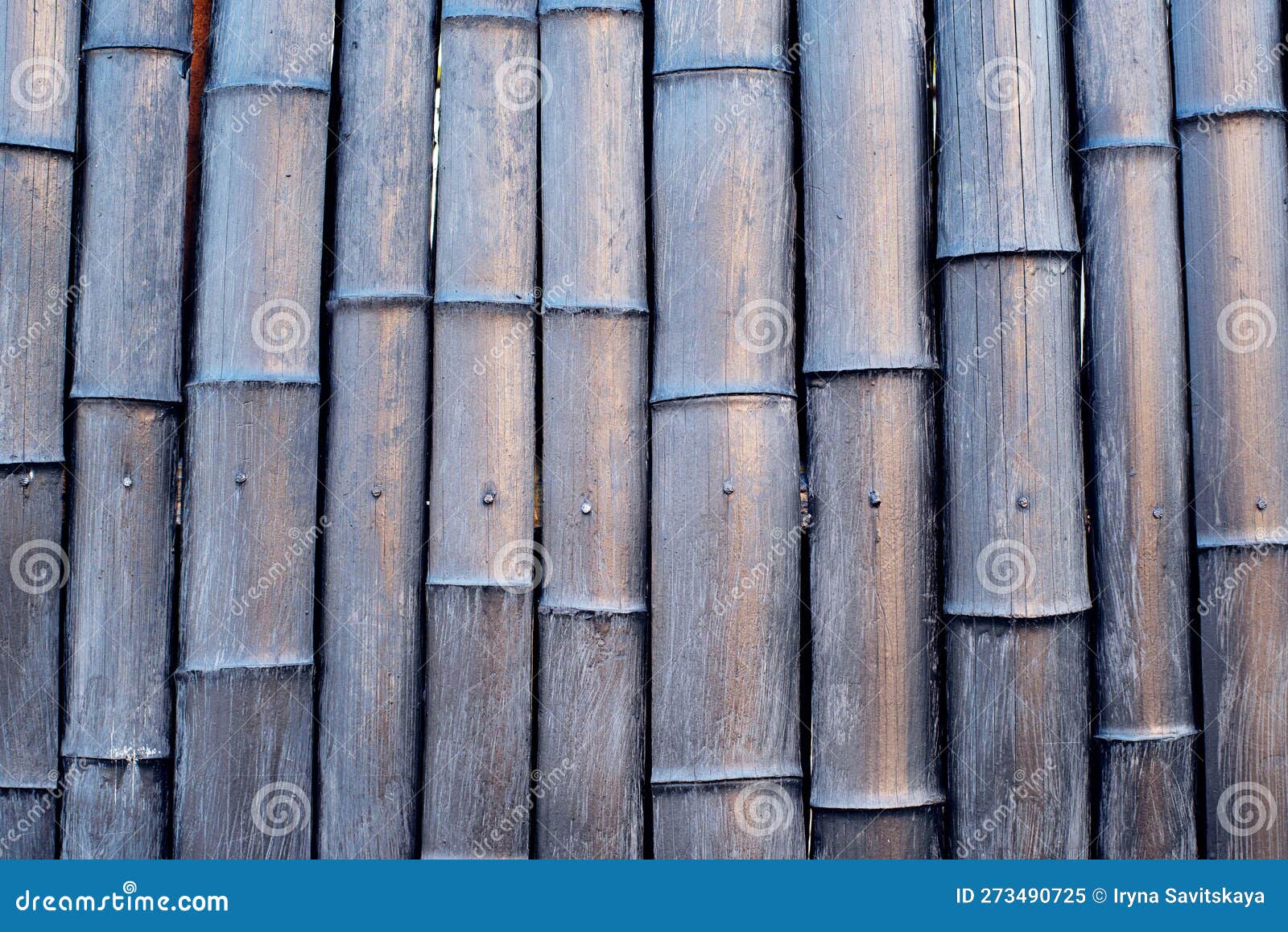 Rough Texture Background from Bamboo Stalks. the Use of Bamboo Trunks ...