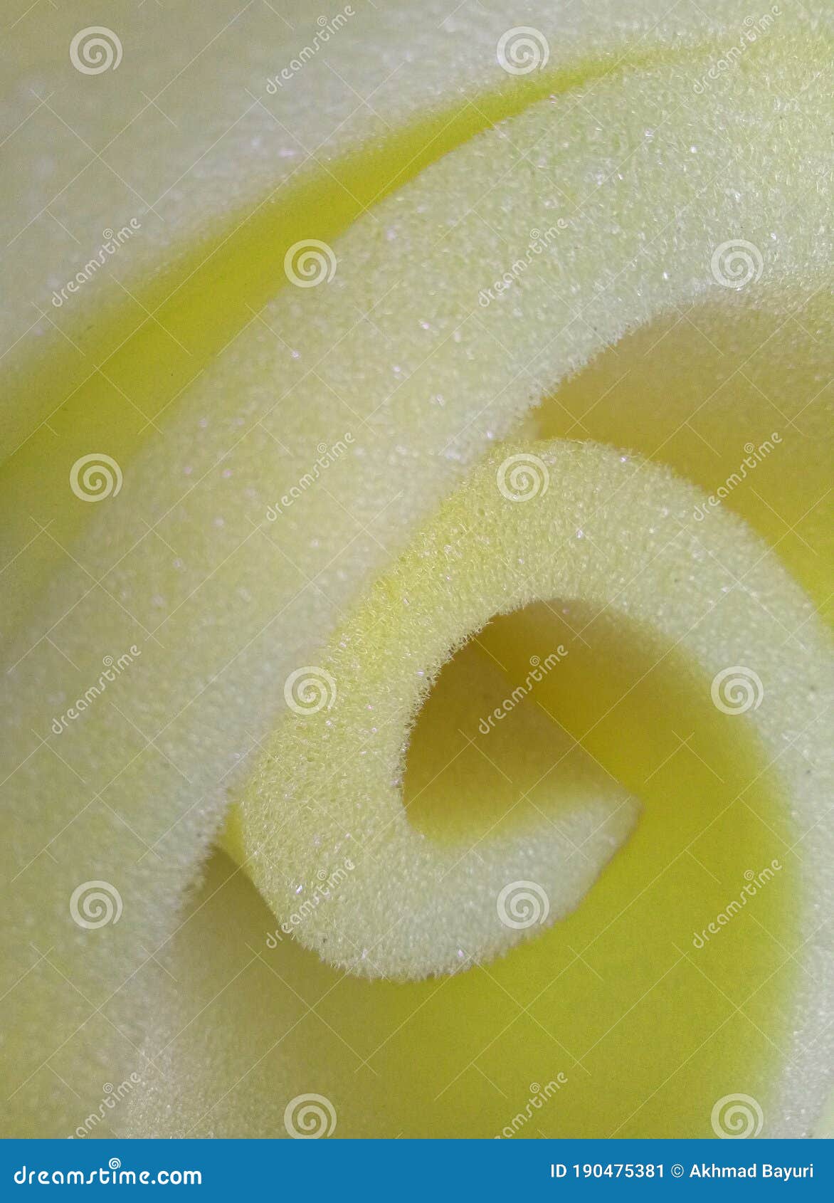 Rough Texture of the Edge of the Yellow Sponge Foam Sheet Stock Image ...