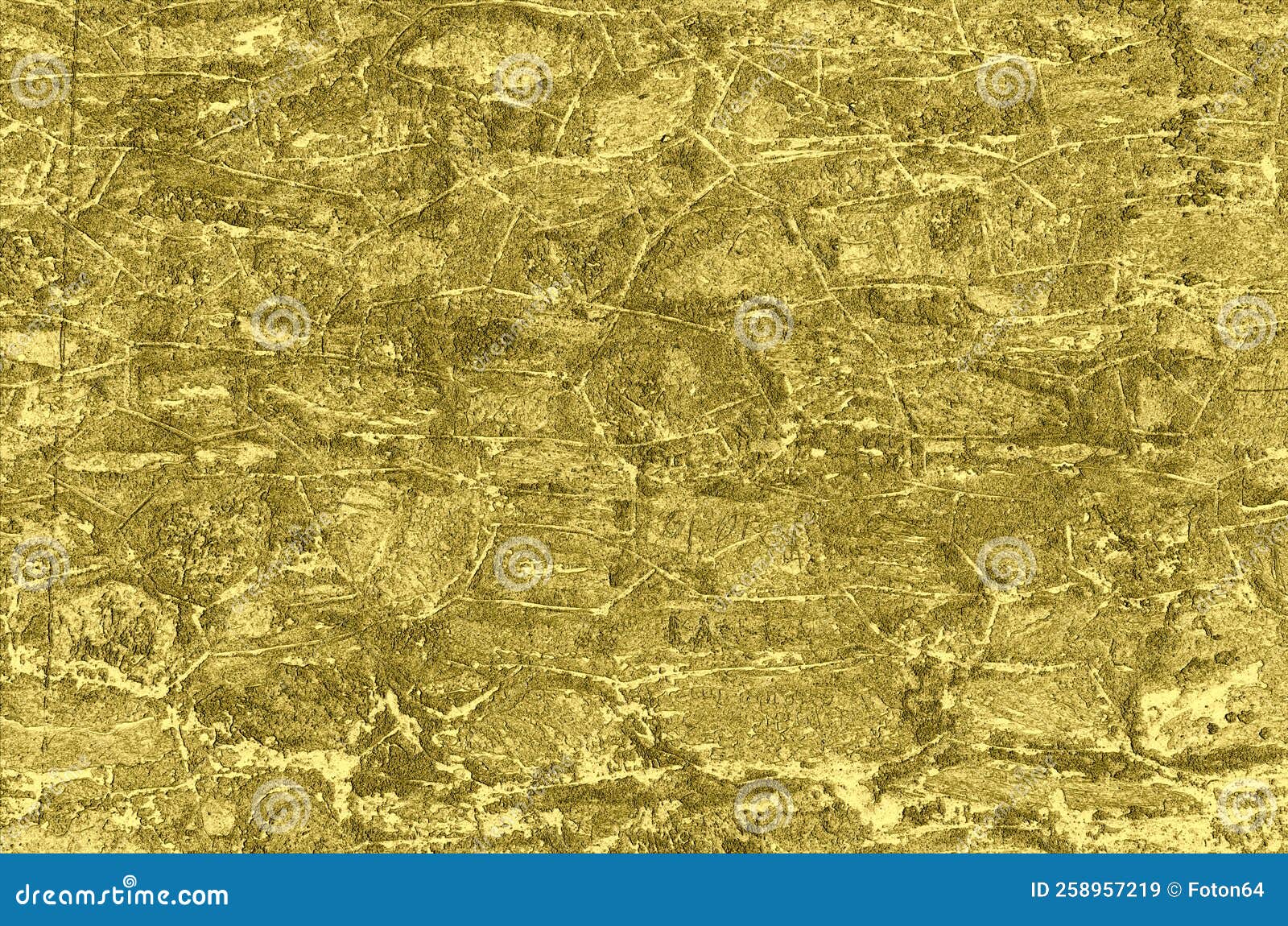 Rough Texture with Irregular Geometric Pattern. Background of Golden ...