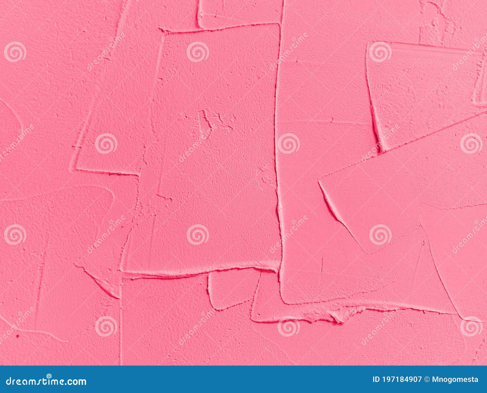 Rough Texture of Light Red Stucco. Noticeable Trowel Marks Stock Image ...