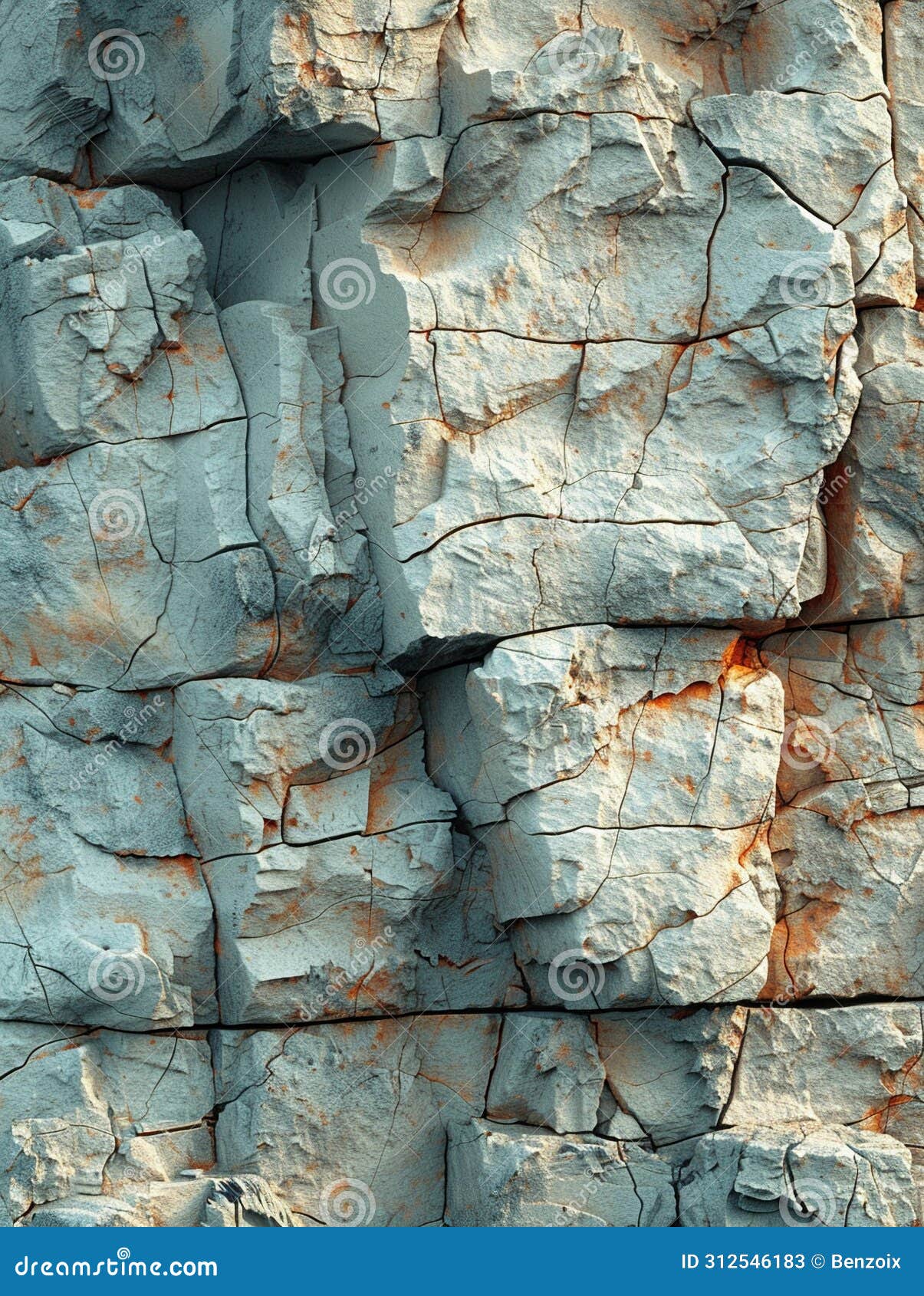 Rough Texture of a Limestone Cliff Stock Image - Image of ravine ...