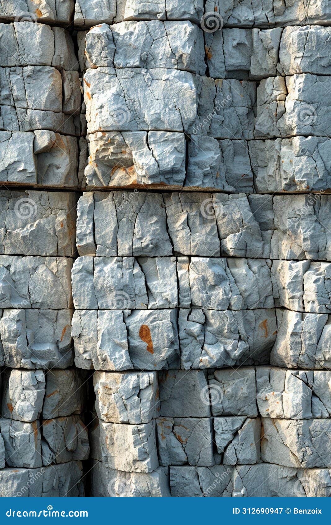 Rough Texture of a Limestone Cliff Stock Image - Image of weather ...