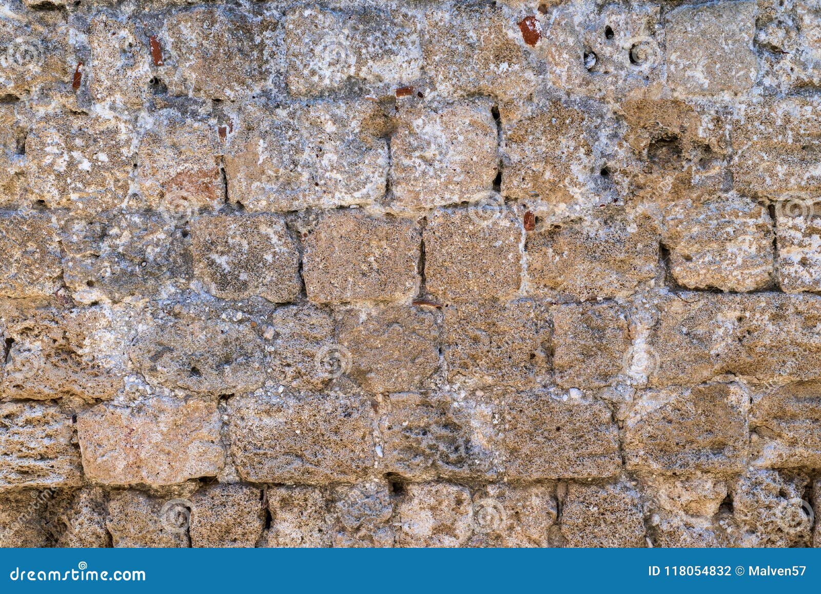 Rough Texture of a Stone Brick Stock Photo - Image of closeup, ruins ...