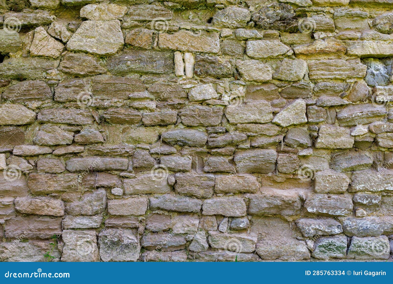 Rough Texture Wall Made of Blocks of Natural Stone. Background or ...