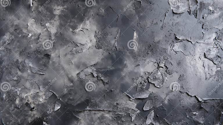 A Rough, Textured Dark Surface with Irregular Patches and Cracks ...