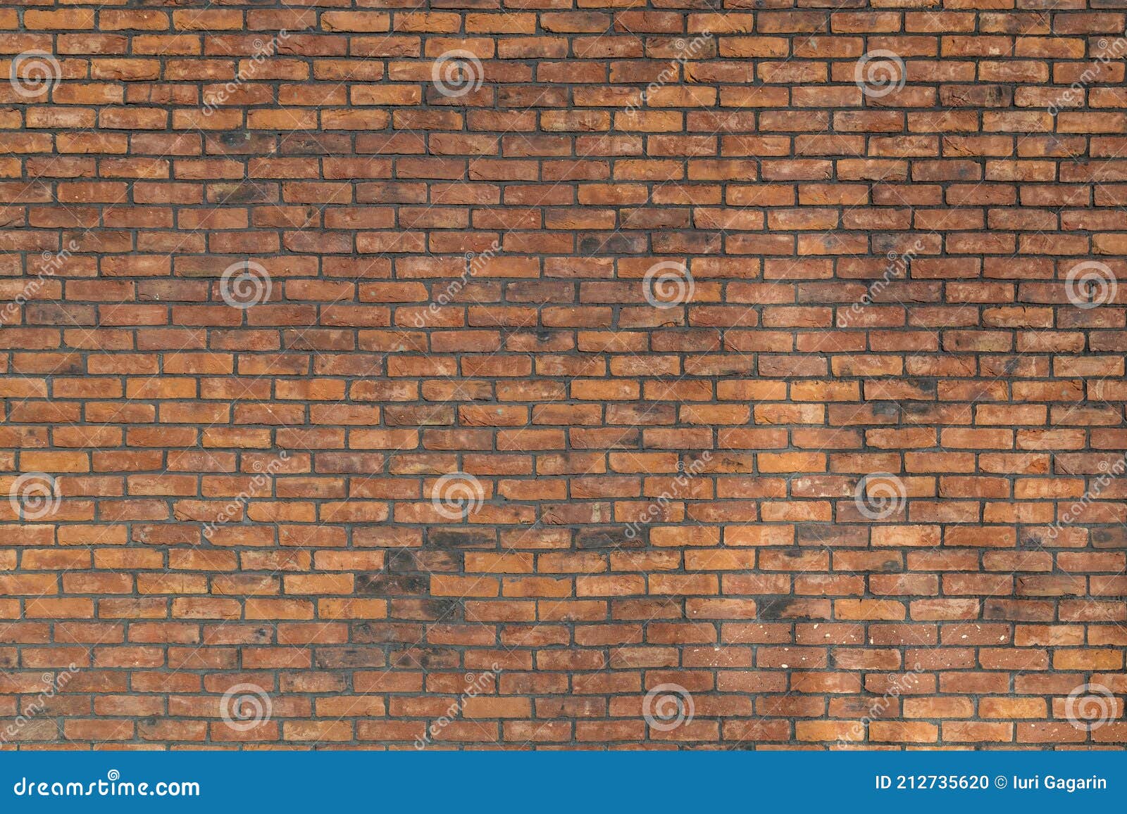 Rough Textured Surface of a Decorative Classic Brick Wall with Clean ...