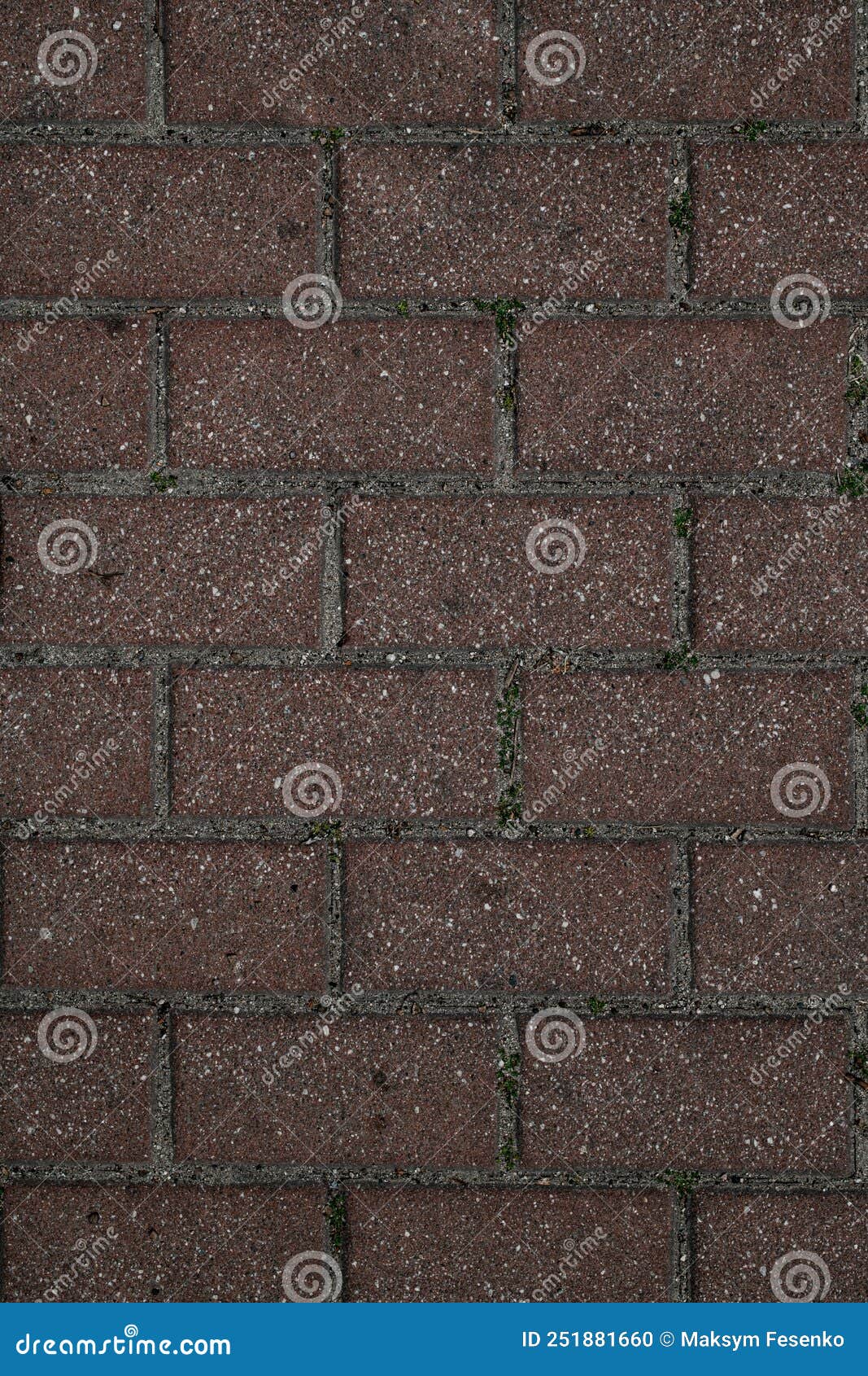 Rough Textured Surface of Red Rectangular Paving Slabs, Top View Stock ...