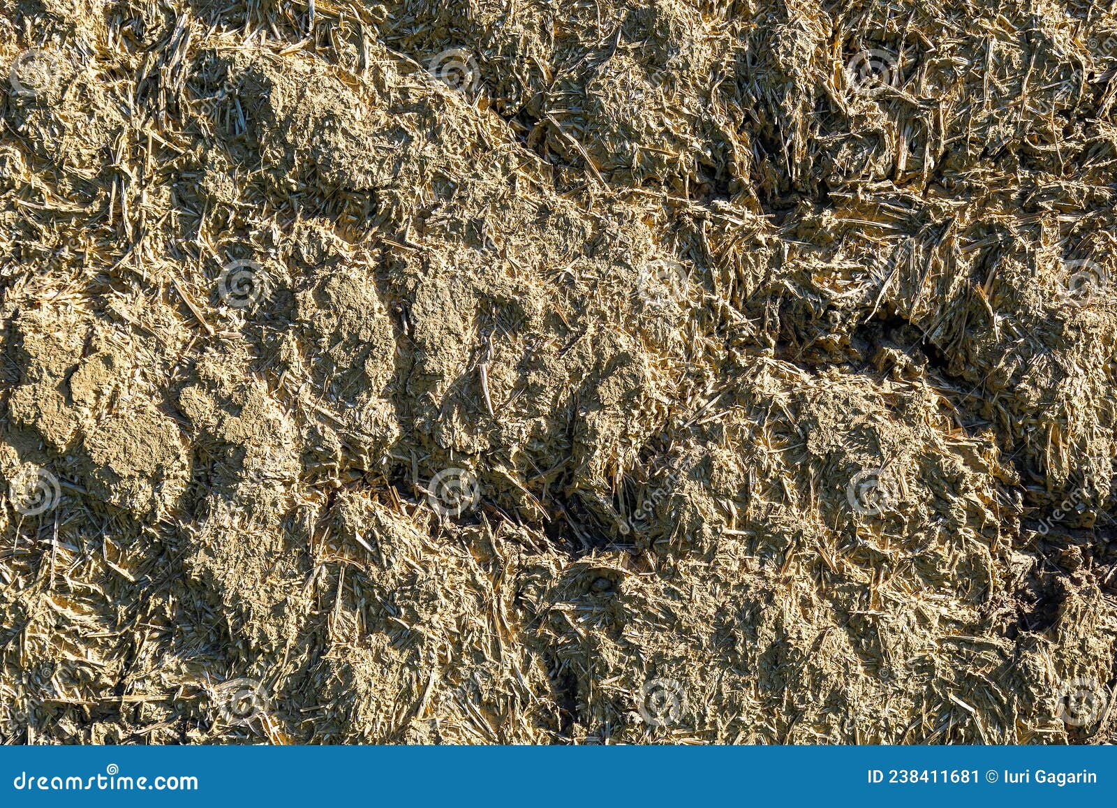 Rough Textured Surface of a Wall Made of Clay or Adobe, Background ...