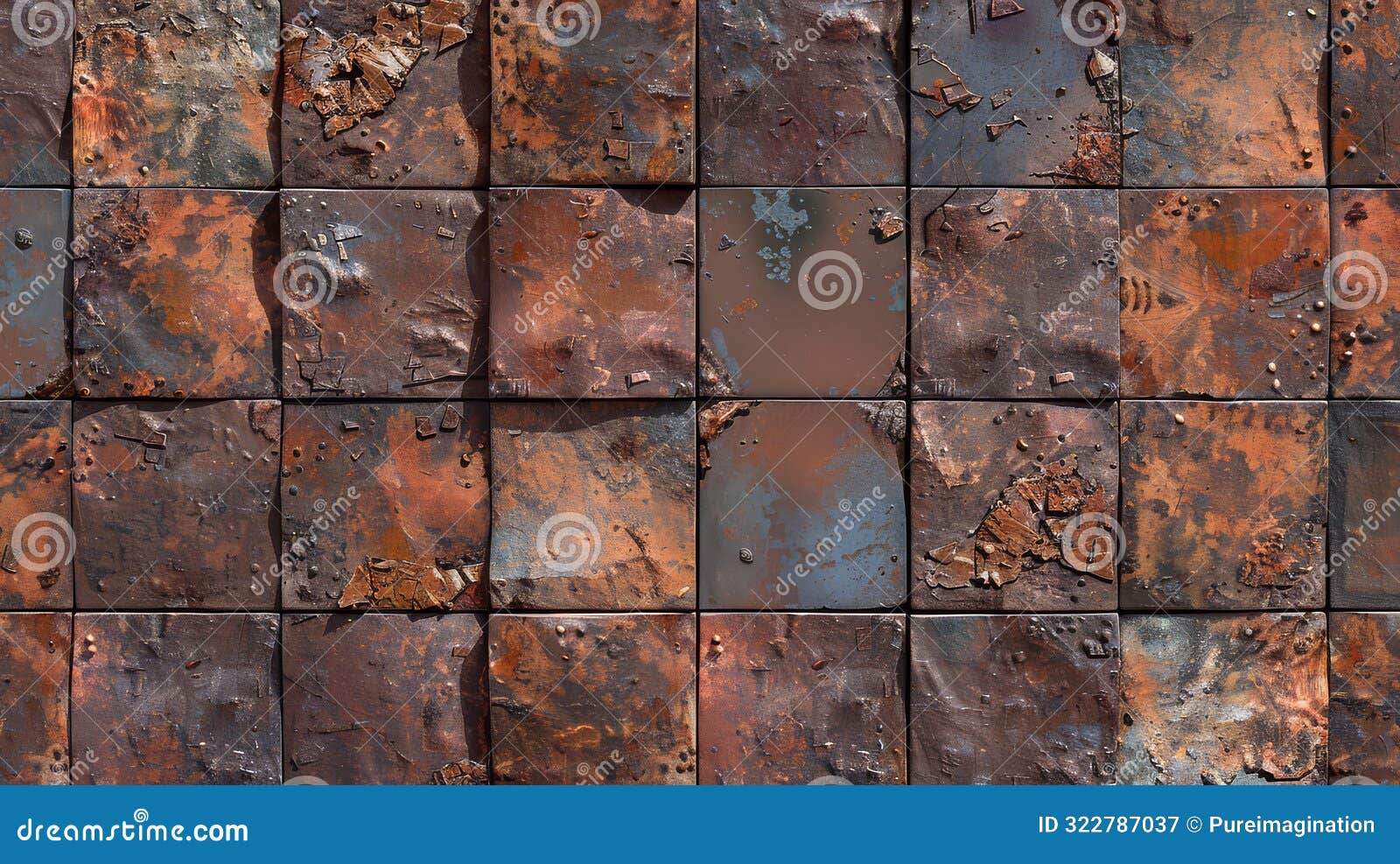 Uneven Rust On Rough, Decayed Metal Texture Stock Photography ...