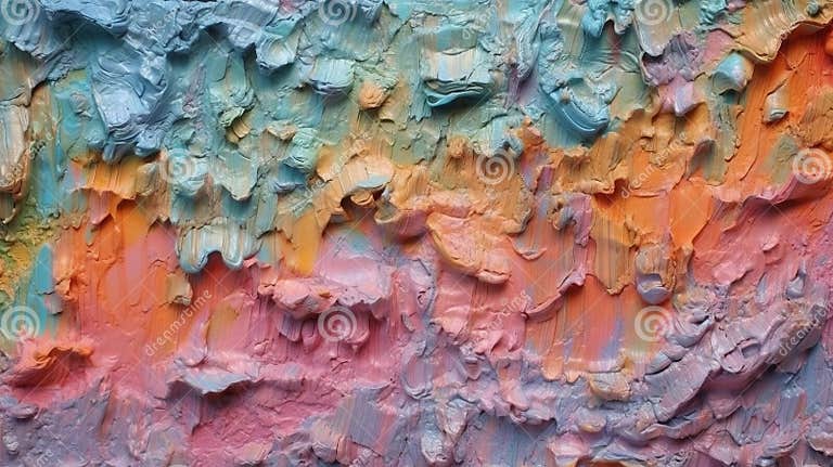 A Rough and Uneven Texture Created by Textured Paint. Generative AI ...