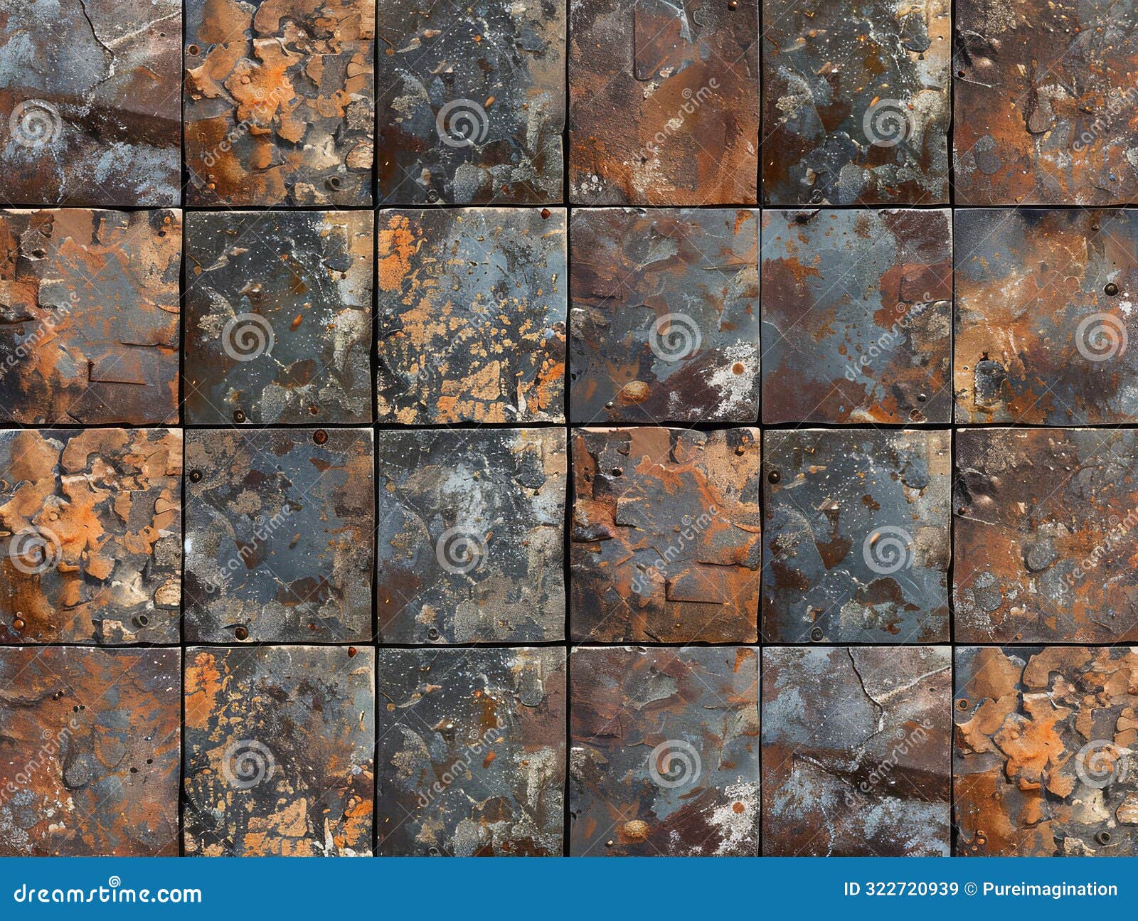 Uneven Rust On Rough, Decayed Metal Texture Stock Photography ...