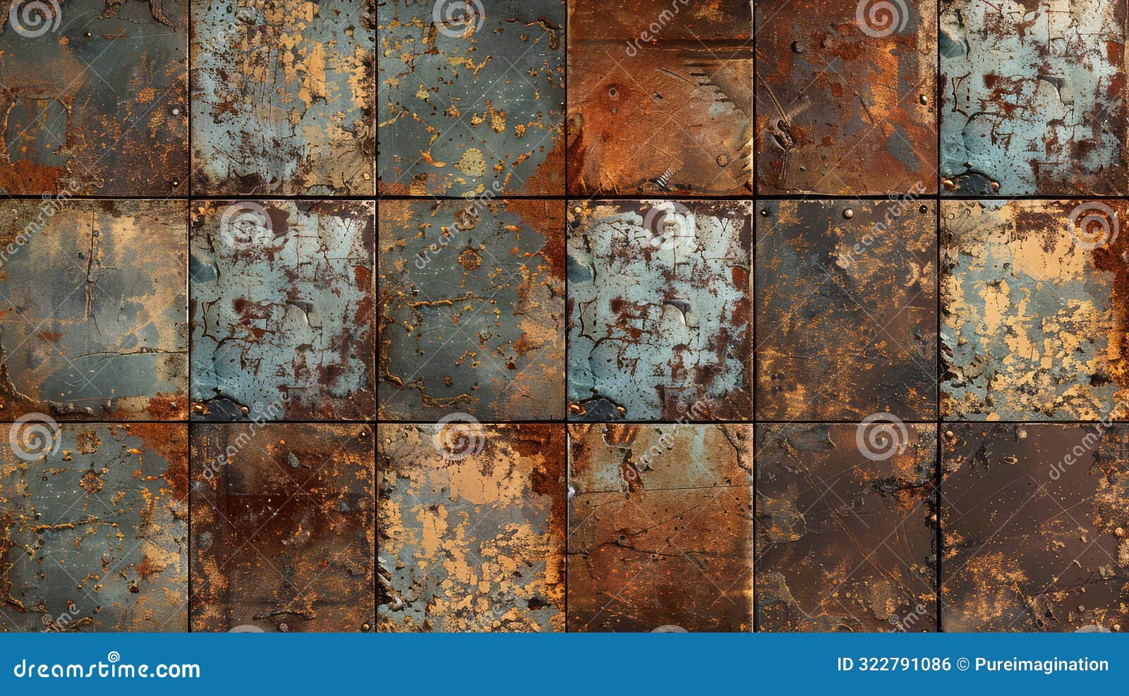 Decayed Metal Exhibits Rusty Texture, With Rough And Uneven Surfaces ...