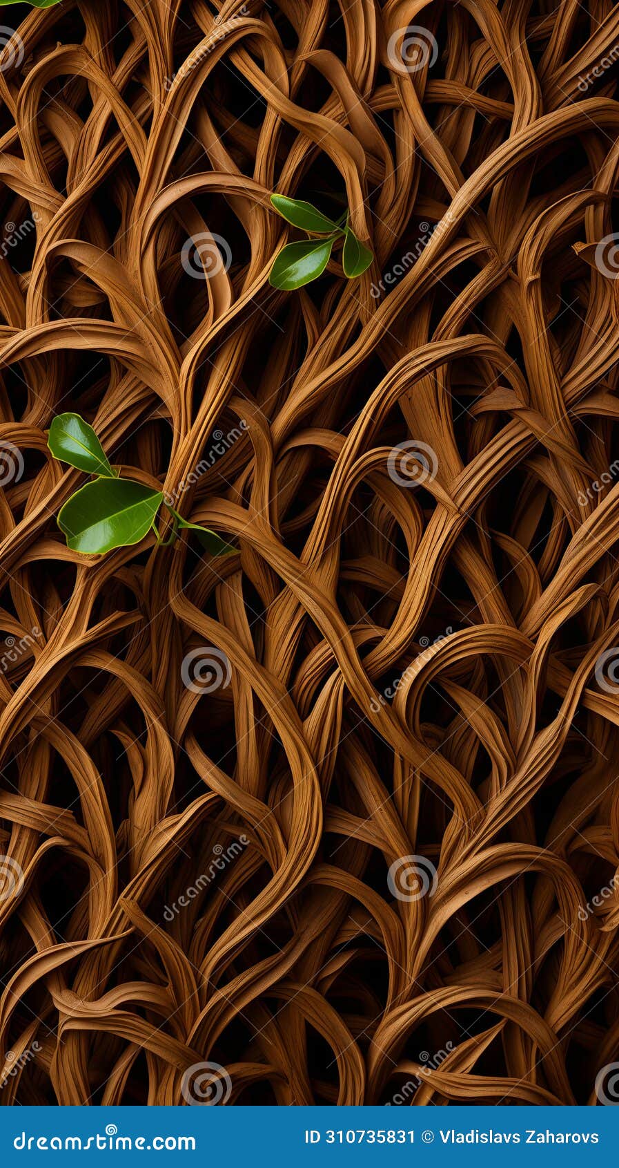 The Rough, Uneven Texture of a Tree Bark, with Gnarled Branches and ...