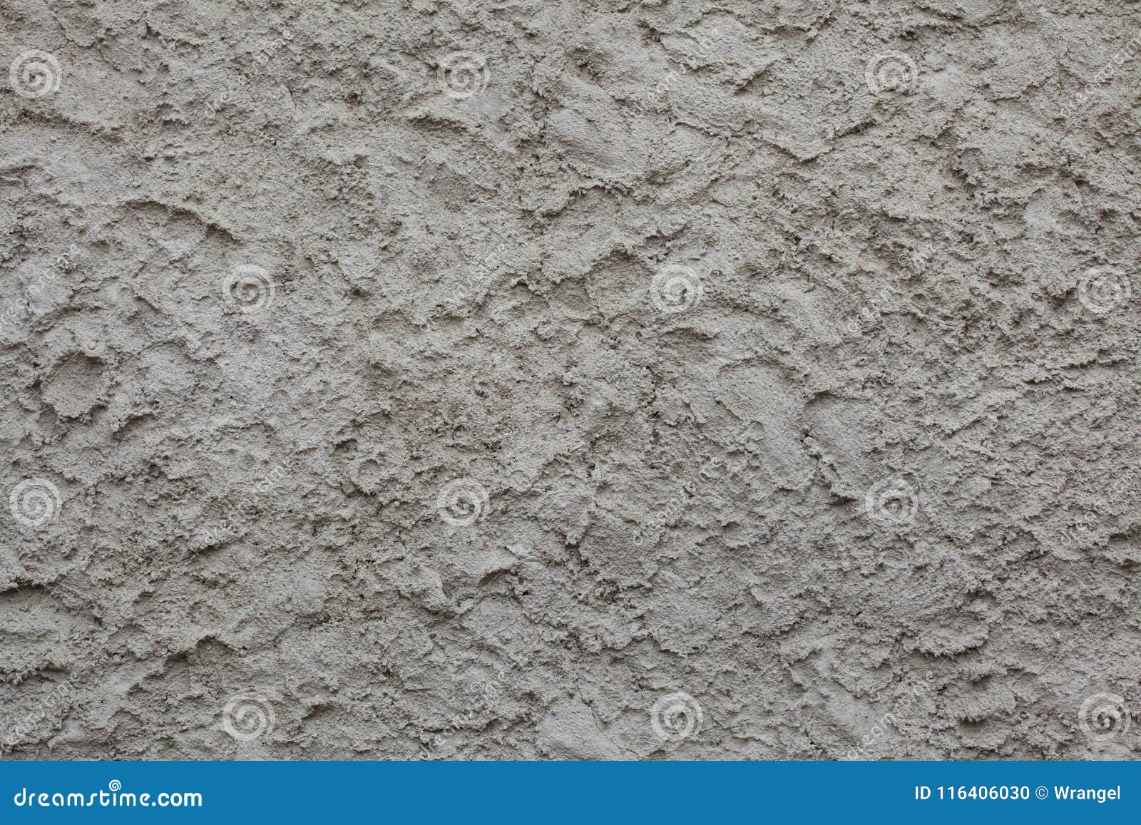 Rough Unpainted Concrete Wall. Stock Photo - Image of frame, concrete ...