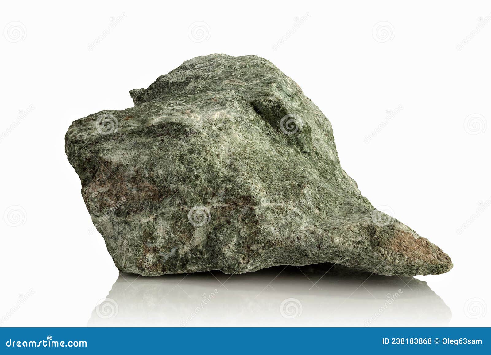 A Stone, a Fragment of Jadeite Stock Photo - Image of shape, rock ...