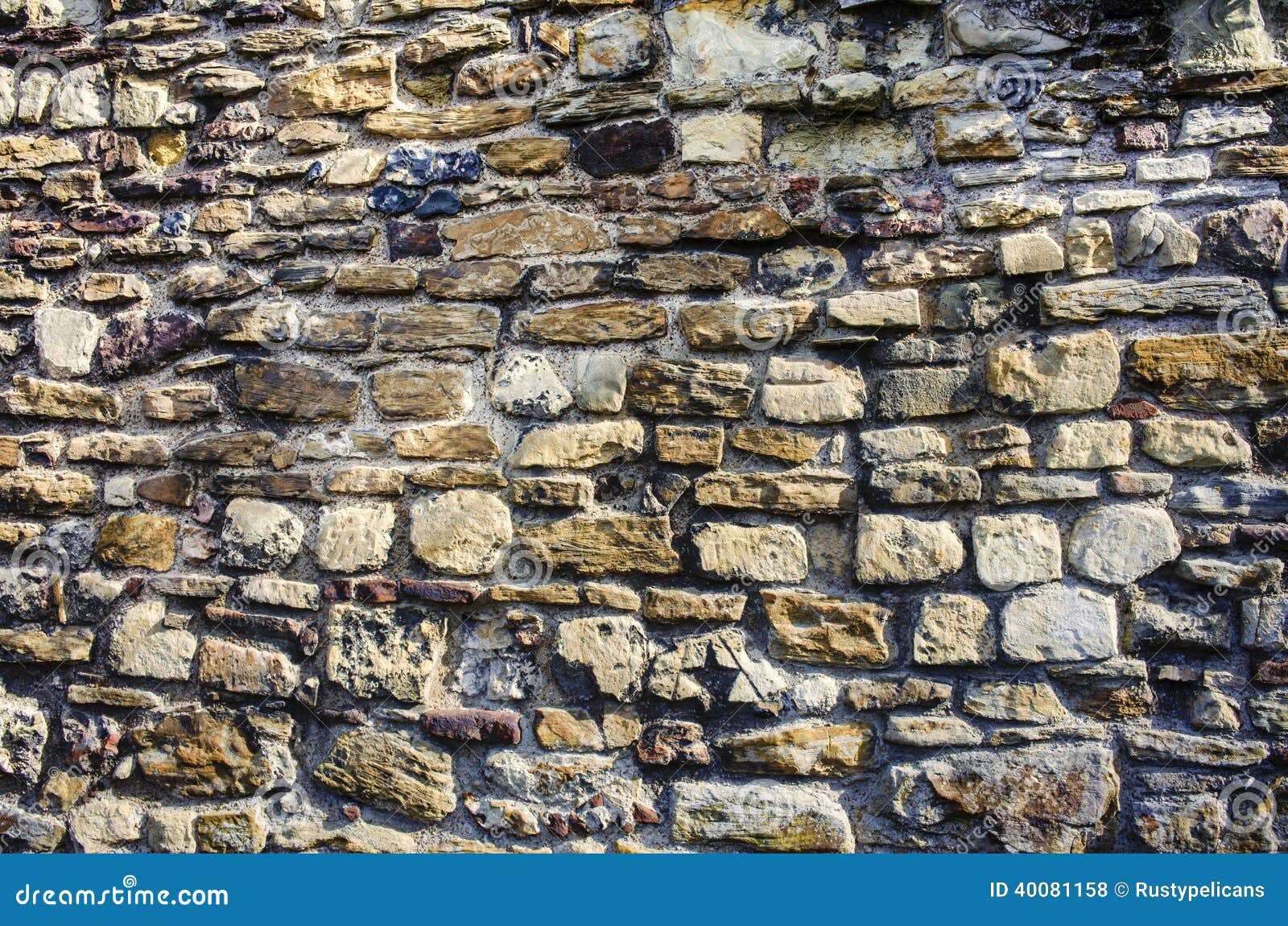 Rough Vintage Stone Wall stock photo. Image of textured - 40081158