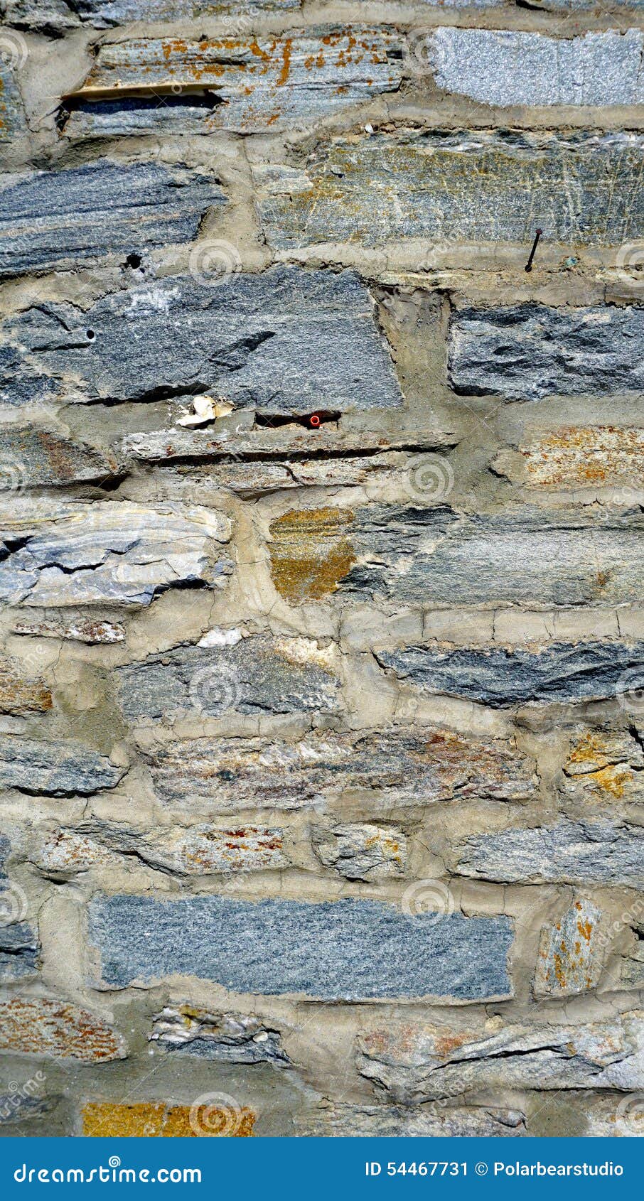 Rough Wall Stone Texture Vertical Stock Image - Image of paint ...