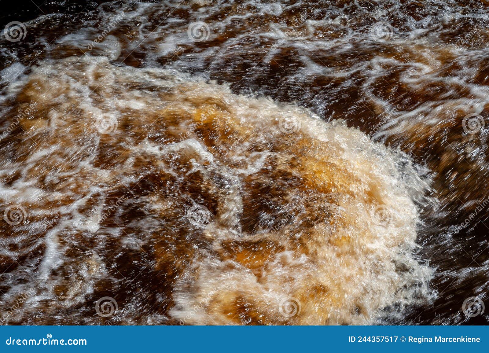 Rough Water of Spring River. Stock Image - Image of rough, energy ...