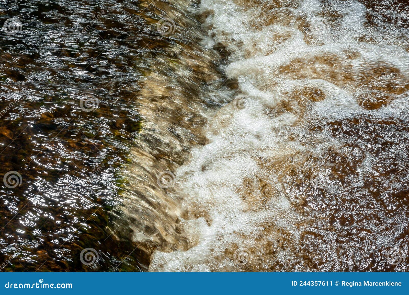 Rough Water of Spring River. Stock Image - Image of motion, rough ...