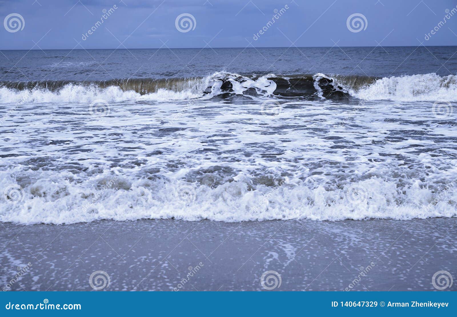 Rough Water and Waves in Pacific Ocean Stock Image - Image of idyllic ...