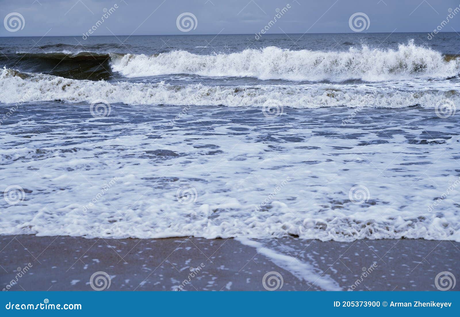 Rough Water and Waves in Pacific Ocean Stock Photo - Image of ...