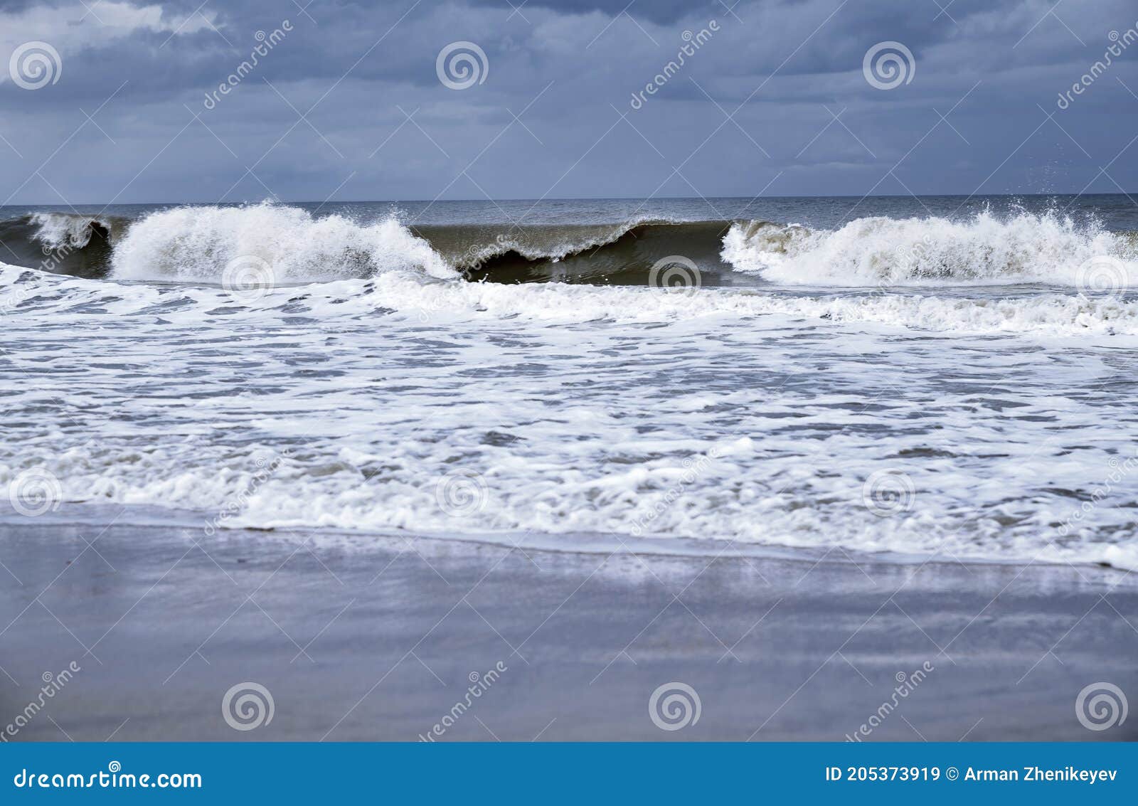 Rough Water and Waves in Pacific Ocean Stock Image - Image of ...