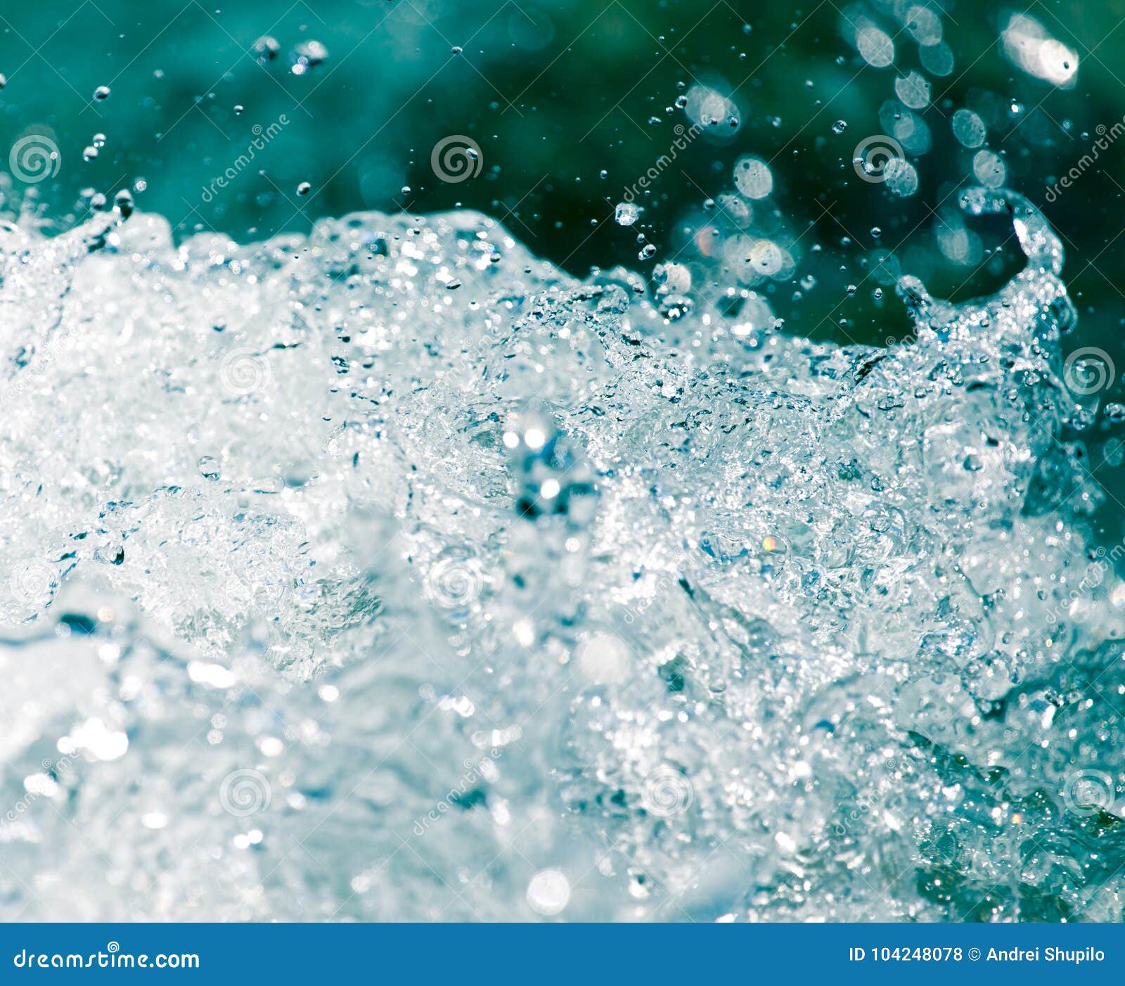 Rough water from waves stock photo. Image of splash - 104248078