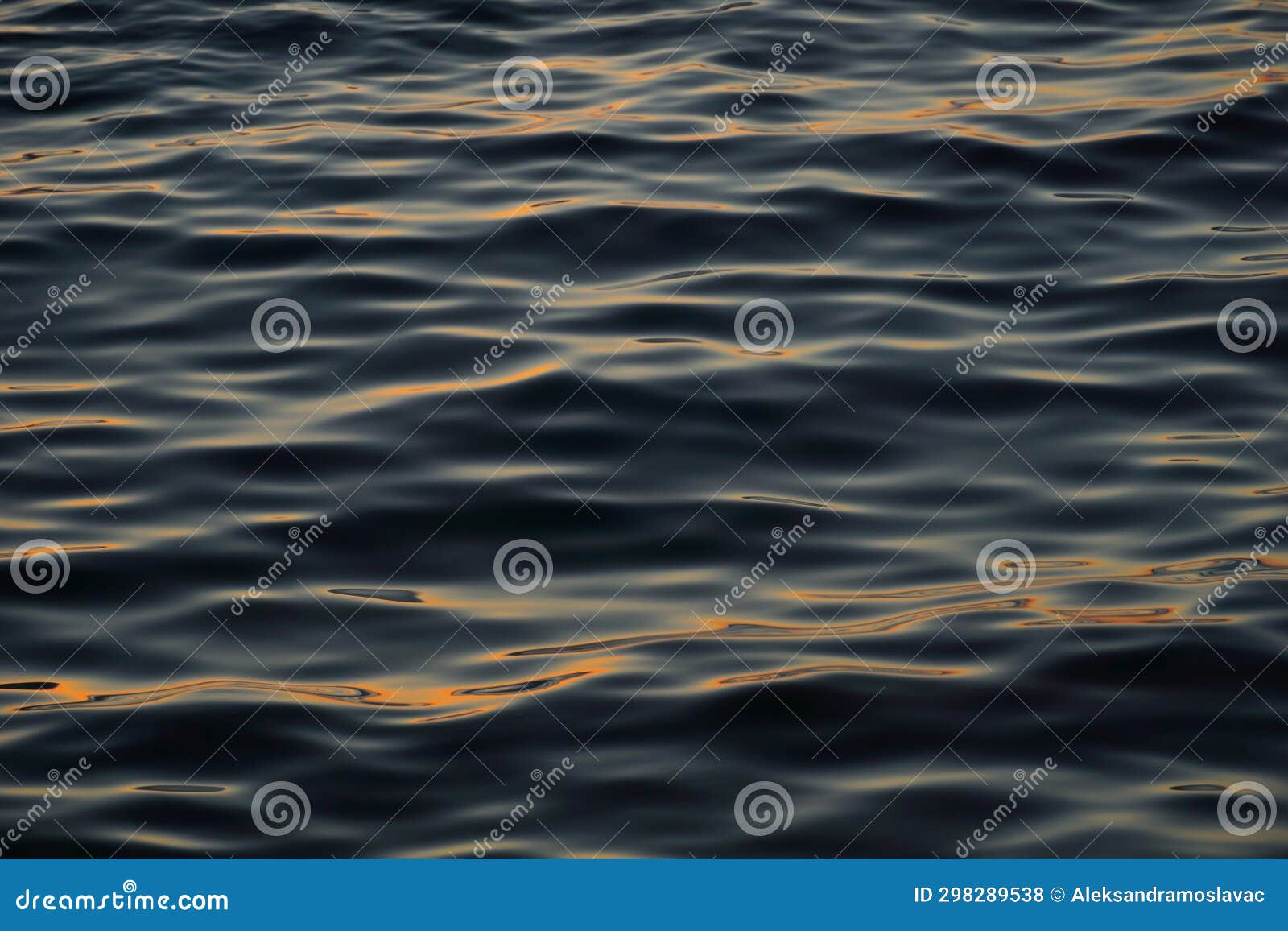 Rough and Wavy Sea Surface with Sun Reflection on the Top of the Waves ...