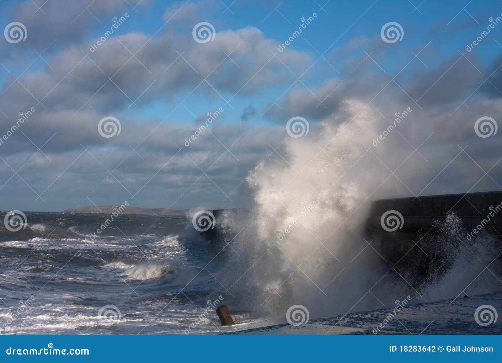 Rough Weather stock photo. Image of irish, cloud, ocean - 18283642