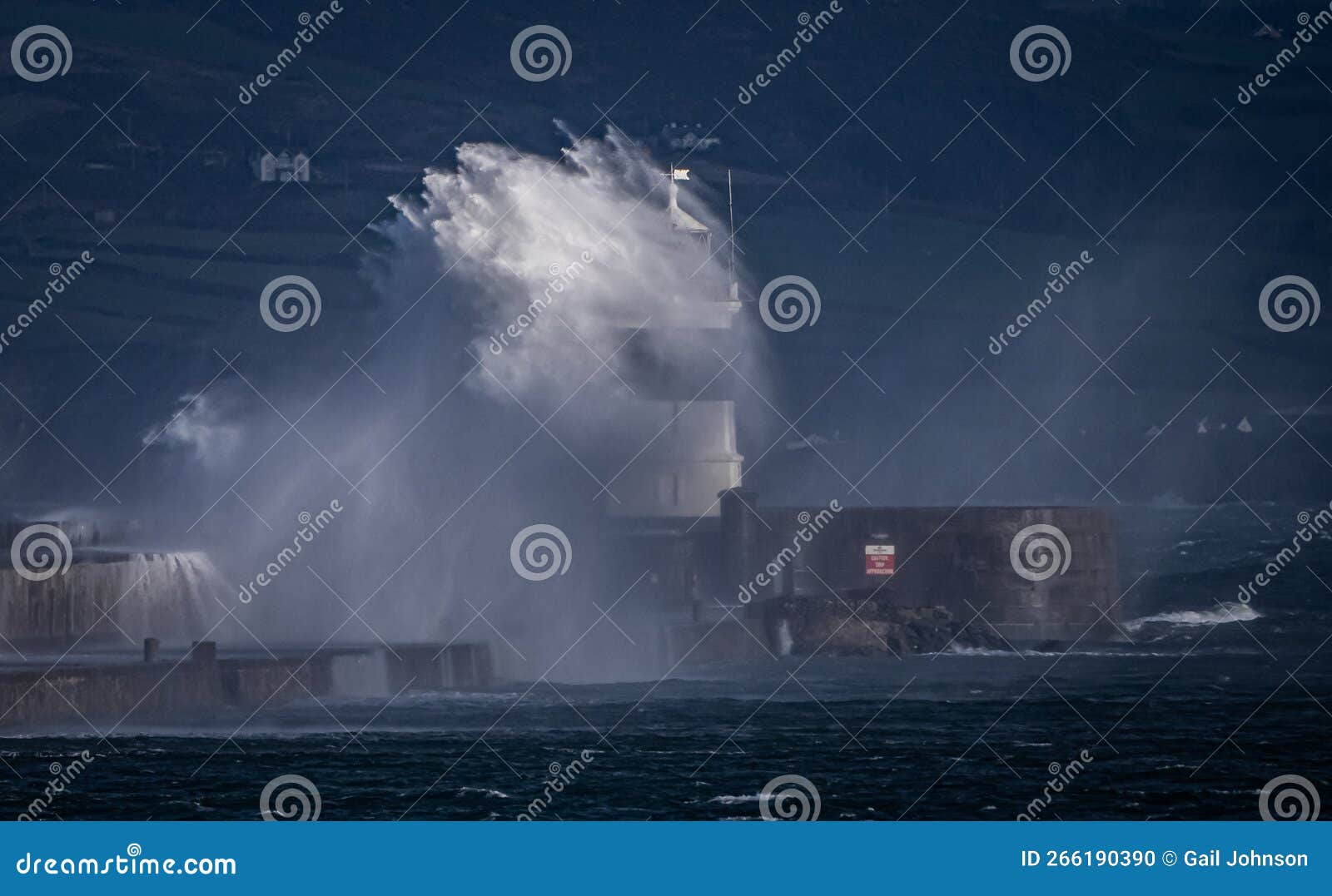 Rough Weather on the Isle of Anglesey, North Wales Stock Photo - Image ...