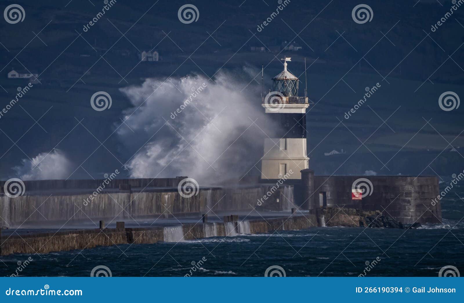 Rough Weather on the Isle of Anglesey, North Wales Stock Photo - Image ...