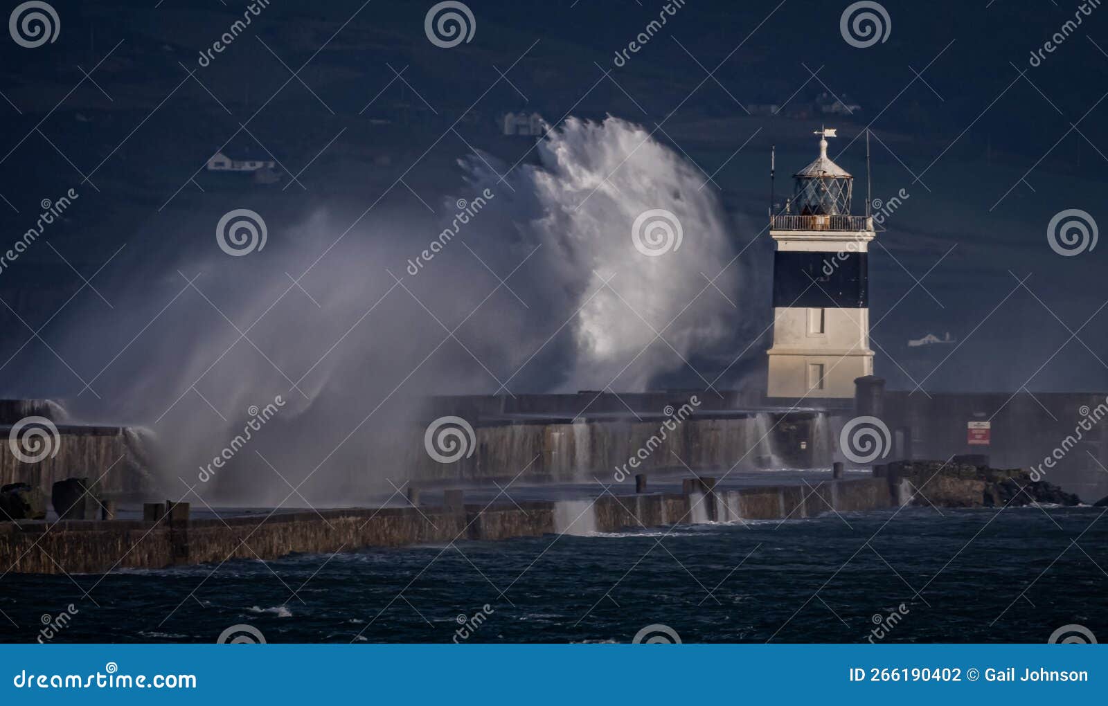Rough Weather on the Isle of Anglesey, North Wales Stock Photo - Image ...