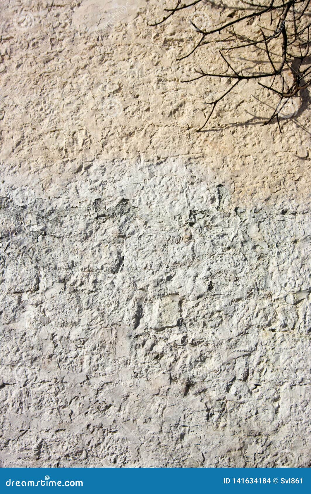 Rough Whitewashed Limestone Wall Texture Stock Photo - Image of rock ...