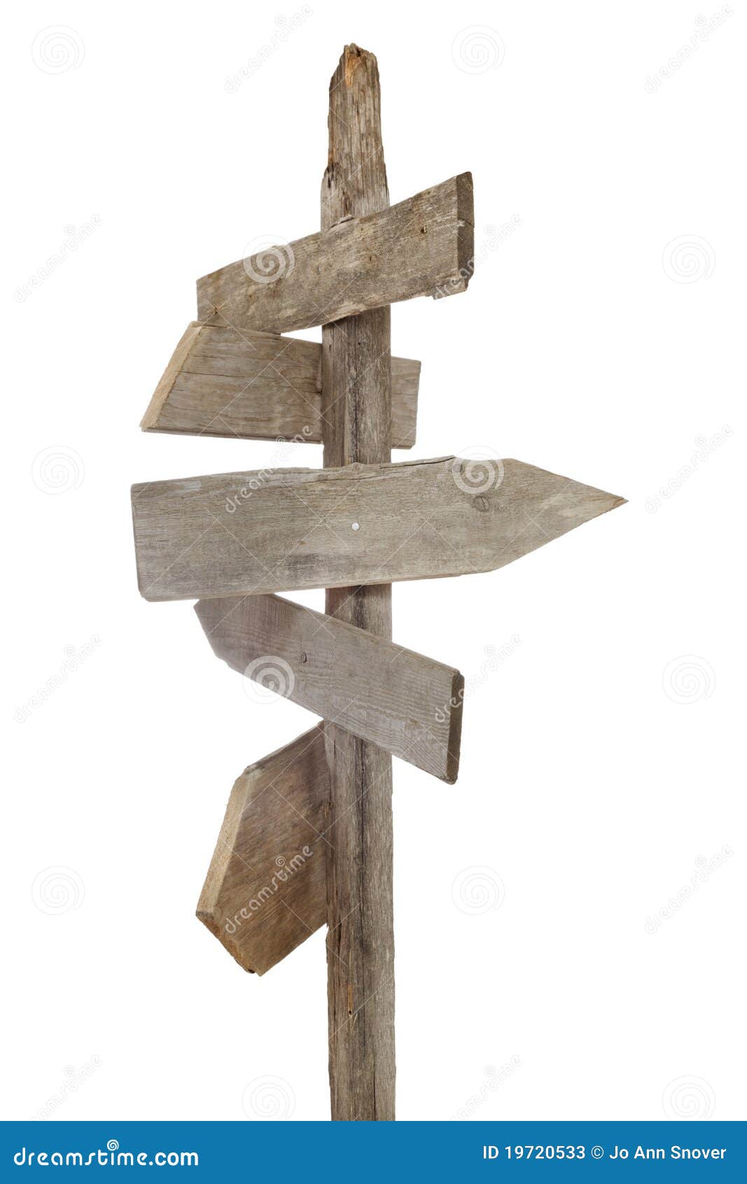 Rough wood signs on post stock image. Image of distressed - 19720533