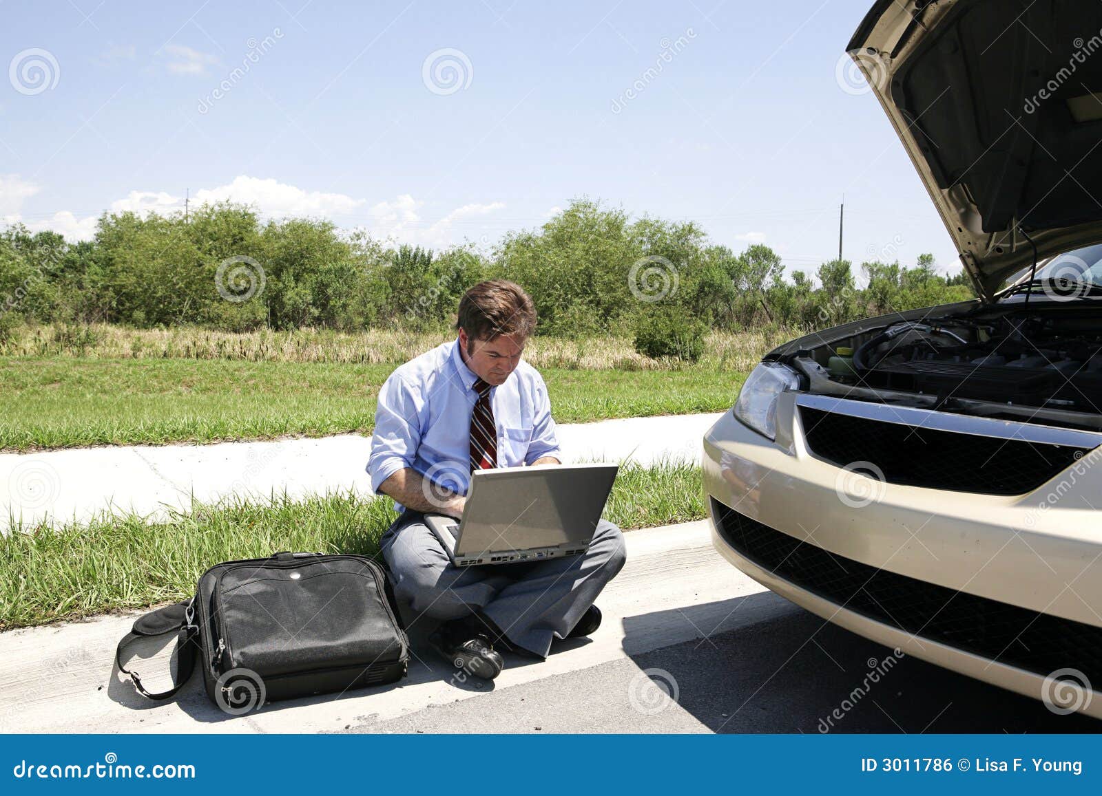 Rough Working Conditions stock photo. Image of hood, highway - 3011786