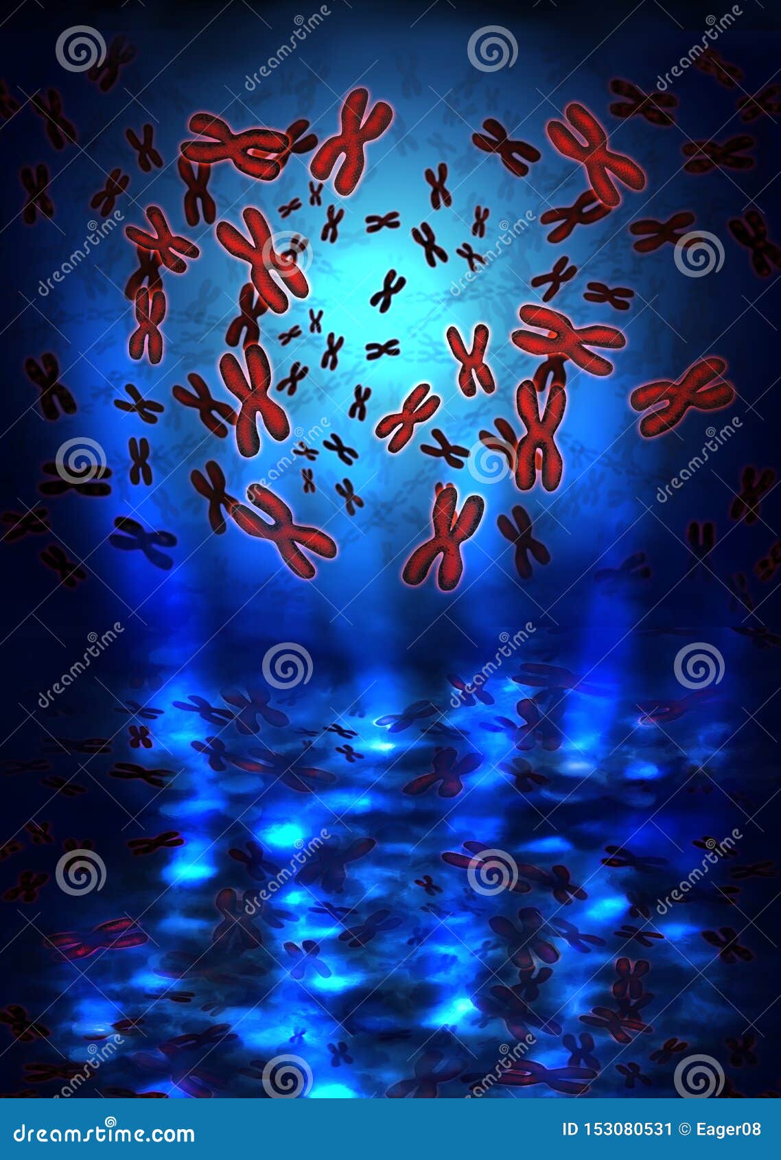 XY-chromosomes On Background, Medical Symbol Gene Therapy Or ...