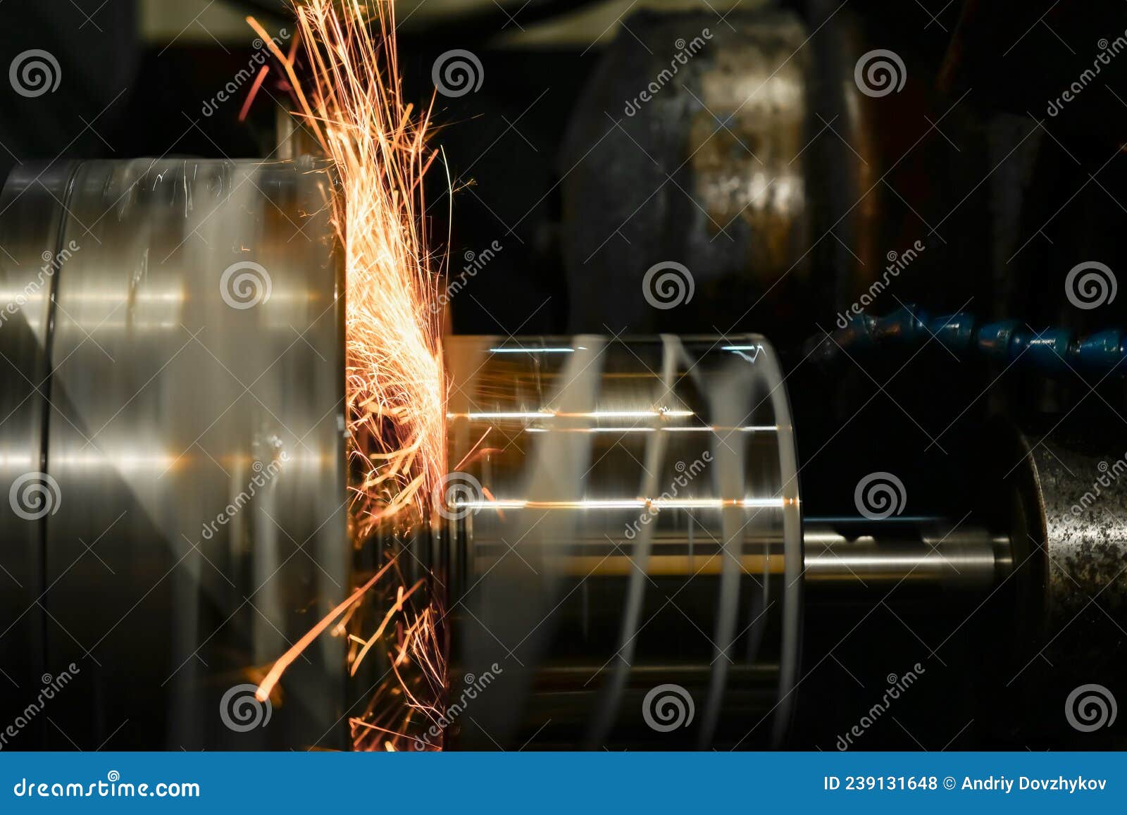 Roughing with a Grinding Abrasive Wheel on a Cylindrical Grinder with ...