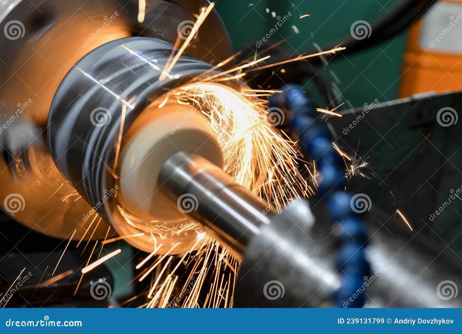 Roughing with a Grinding Abrasive Wheel on a Cylindrical Grinder with ...
