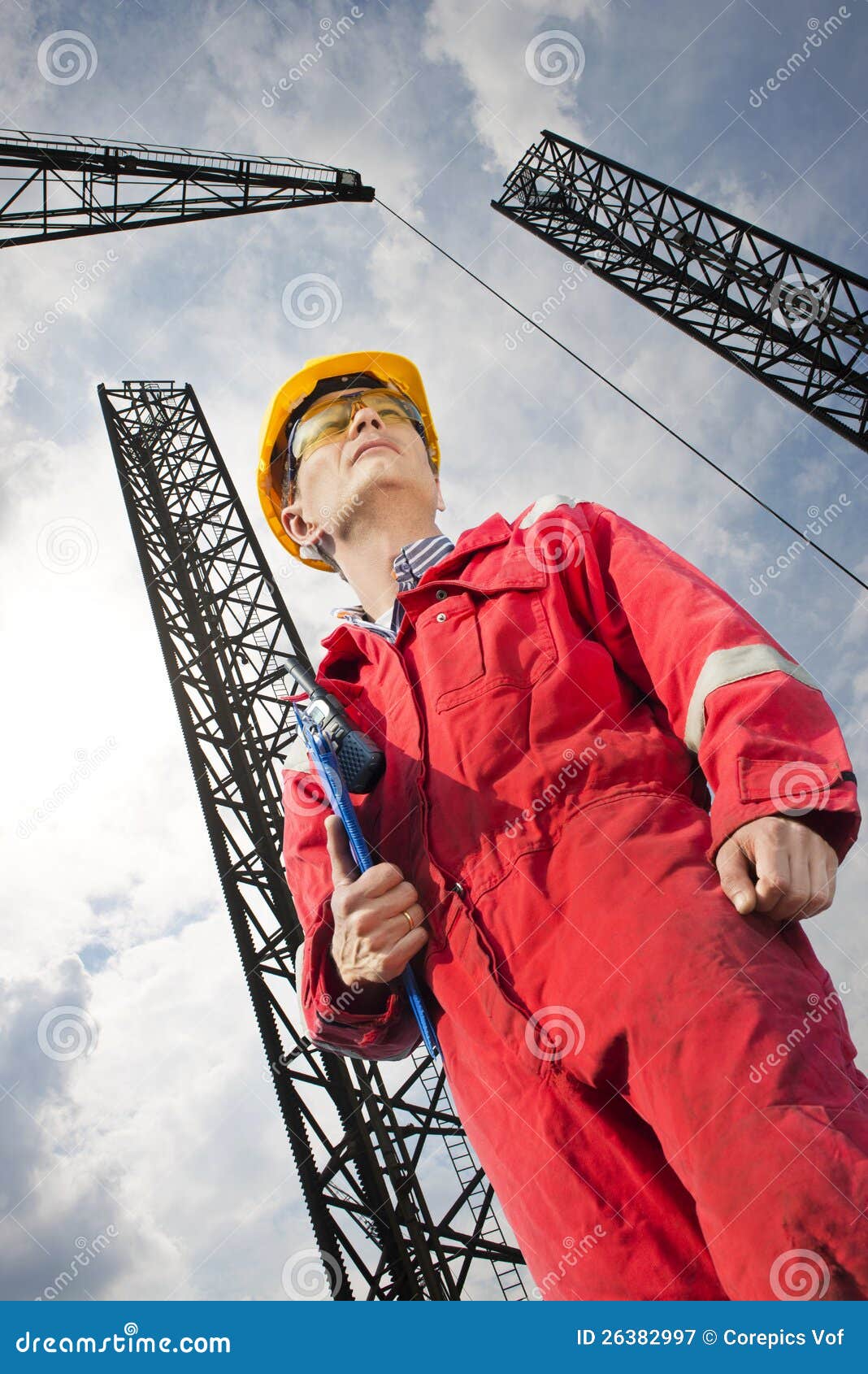 Roughneck stock image. Image of pillars, high, confident - 26382997