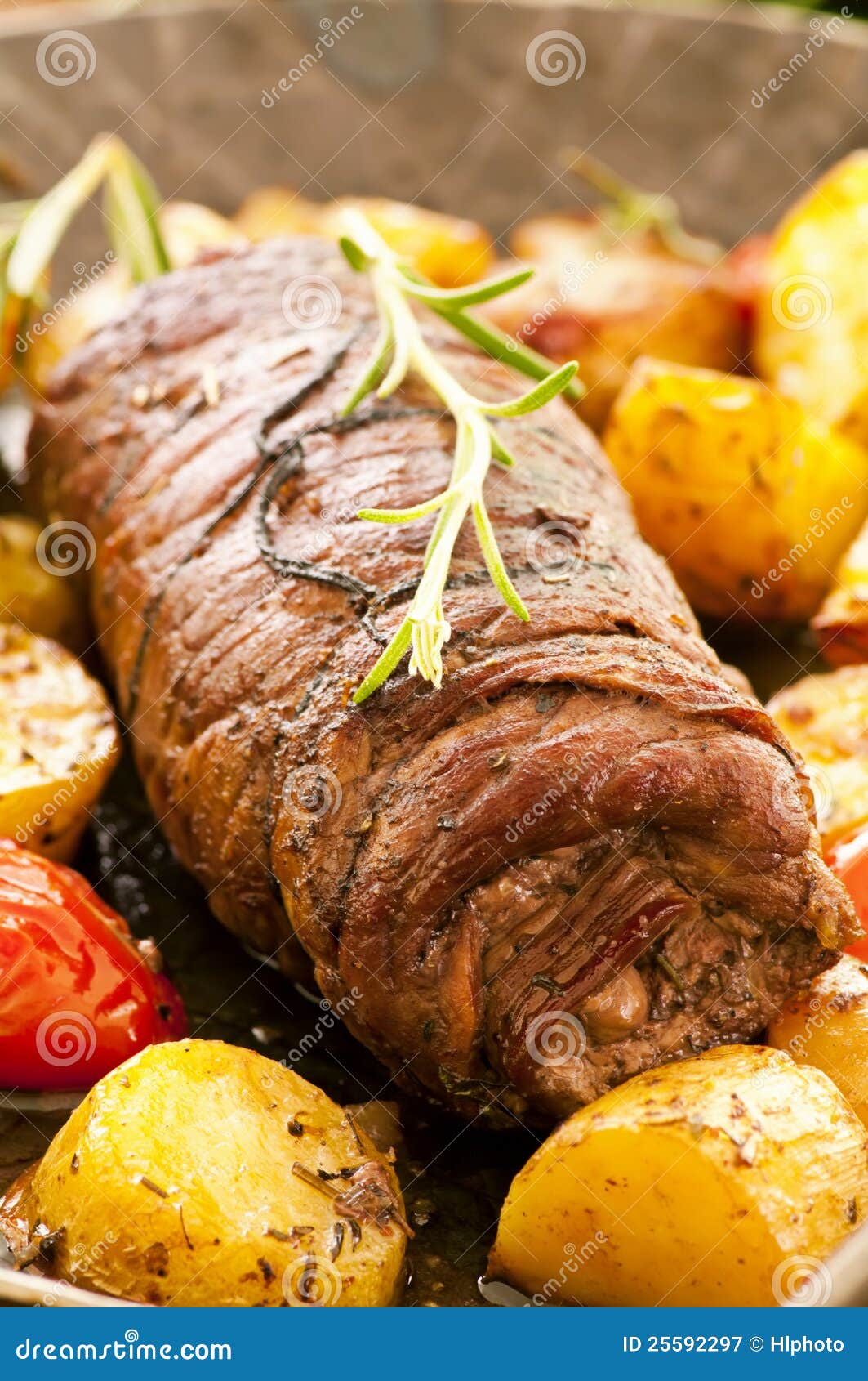 Roulade stock image. Image of cuisine, backed, austrian - 25592297