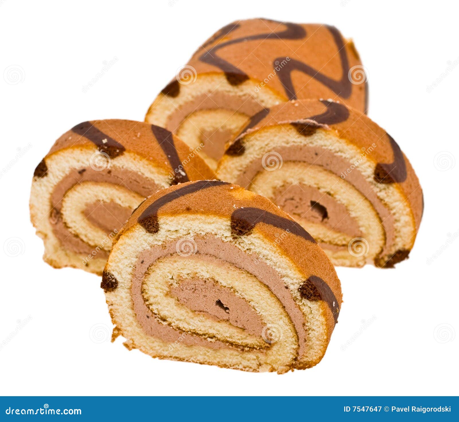 Roulade stock image. Image of circle, eating, flavour - 7547647