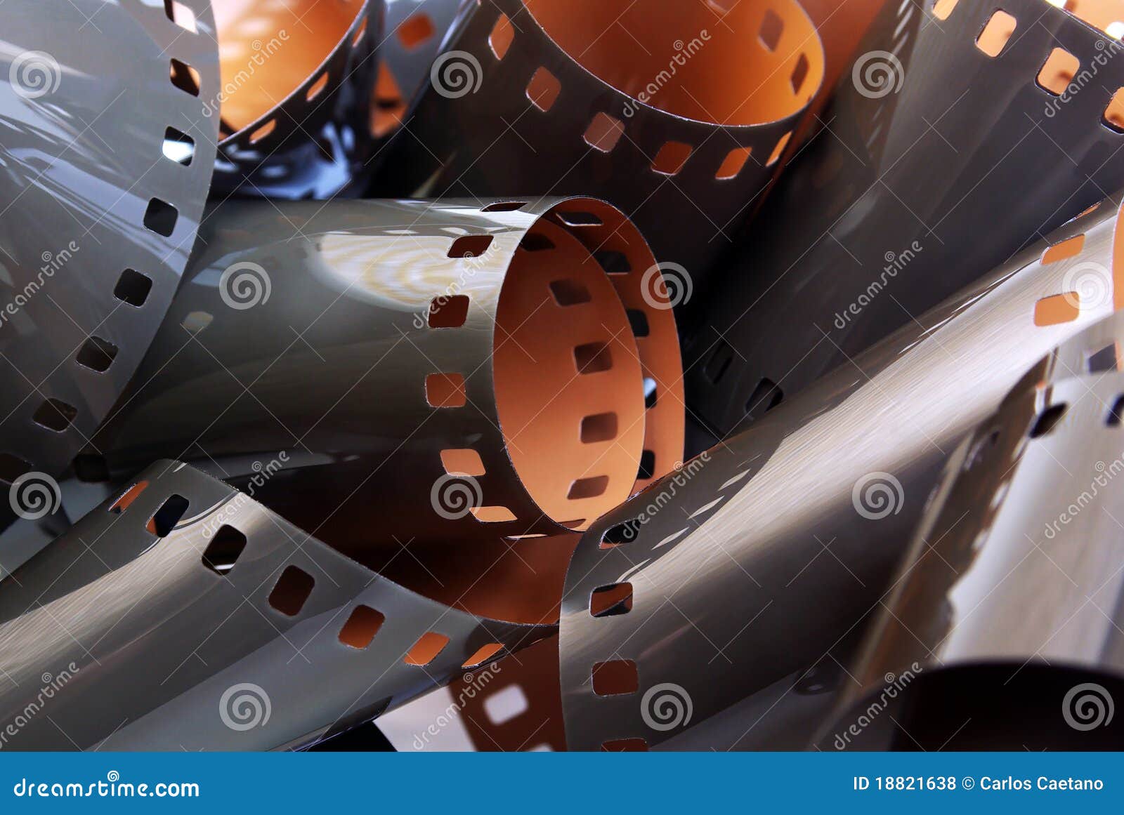 Rouleau de film photo stock. Image du agrafe, vieux, bouclé - 18821638