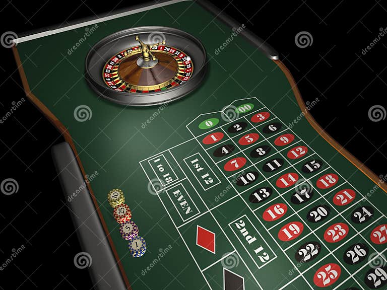 Roulette stock image. Image of casino, render, luck, table - 1574583