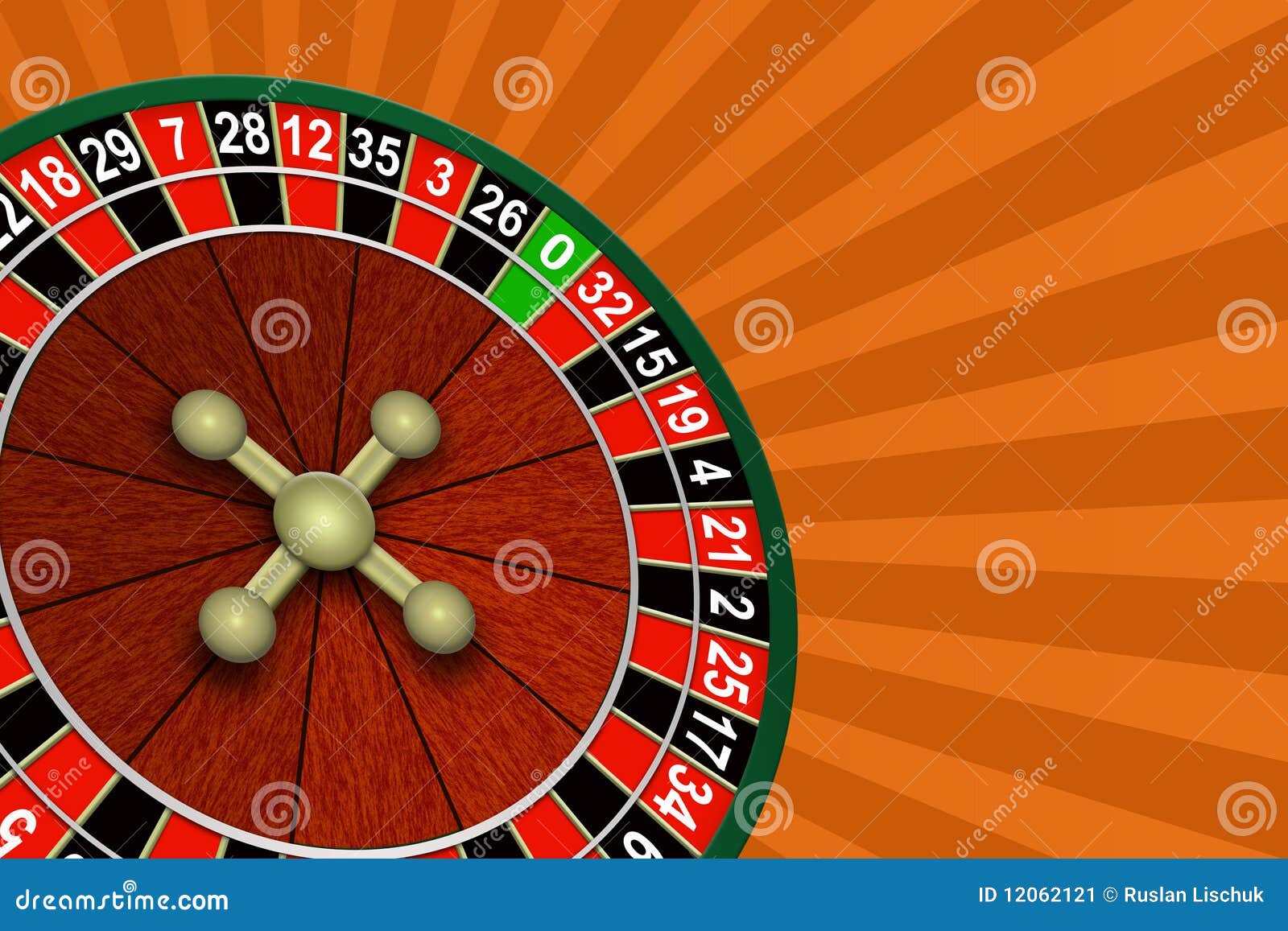 Roulette on an Abstract Background Stock Illustration - Illustration of ...