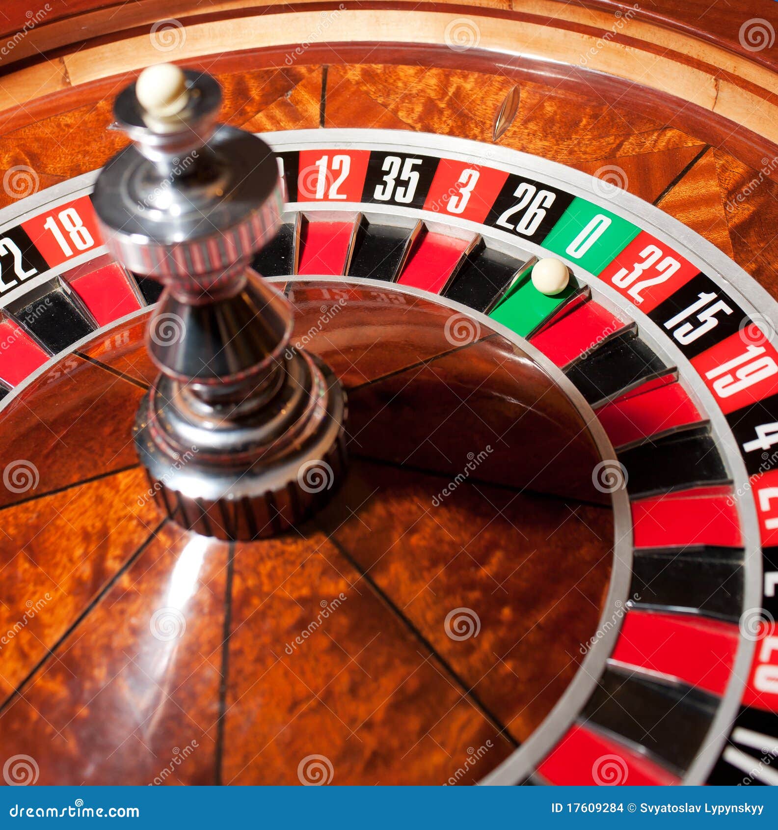 Roulette with ball on zero stock photo. Image of fortune - 17609284