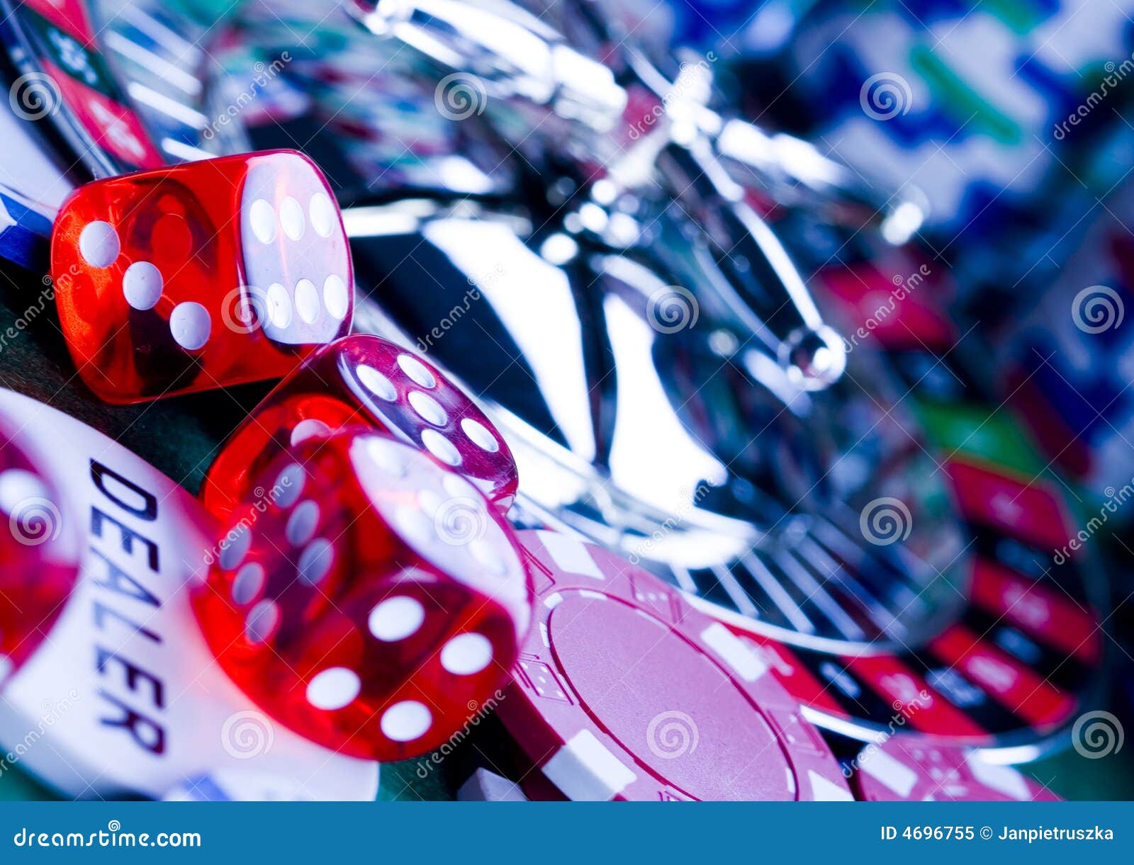 Roulette & Chips in Casino Stock Image - Image of gambling, odds: 4696755