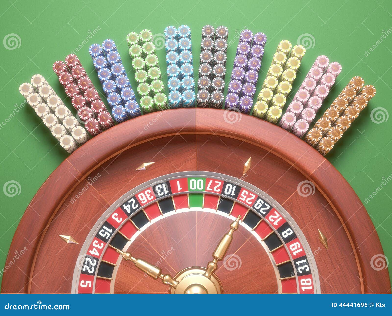 Roulette Chips stock photo. Image of tokens, chip, addiction - 44441696