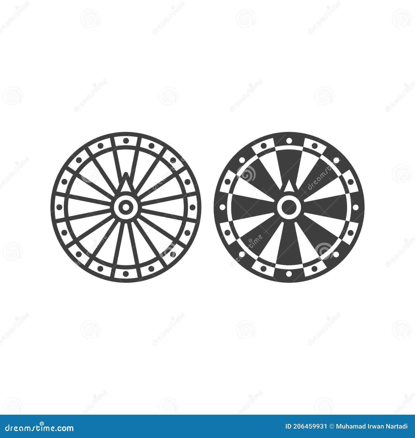Wheel Of Fortune Logo Vector