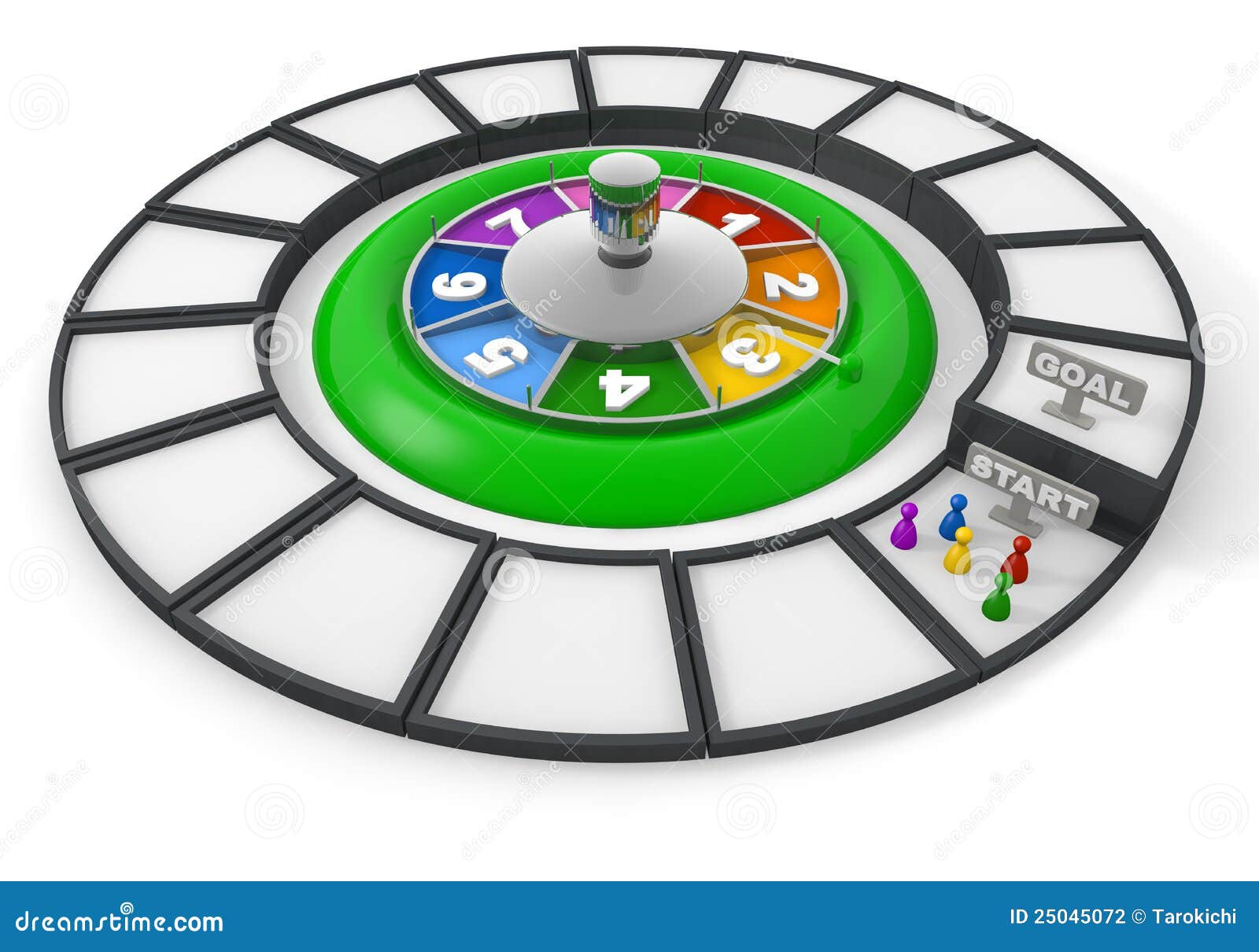 Roulette Game stock illustration. Illustration of competition - 25045072